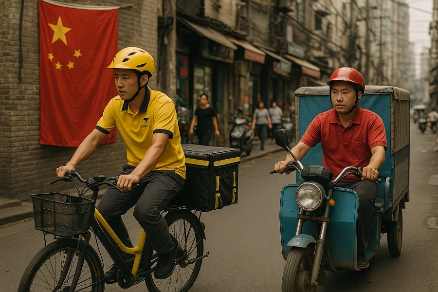 How Delivery Workers Are Helping China Win the Trade War - ArabGT