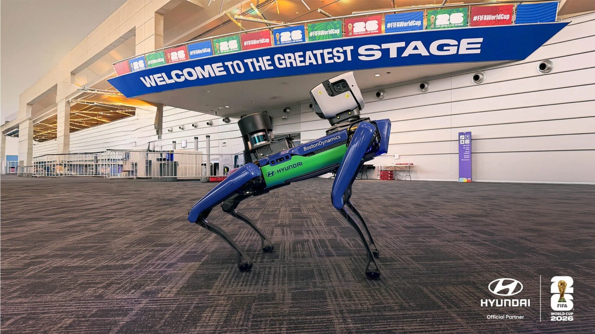 Hyundai Robot Dogs to Guard Stadiums at the 2026 World Cup - ArabGT